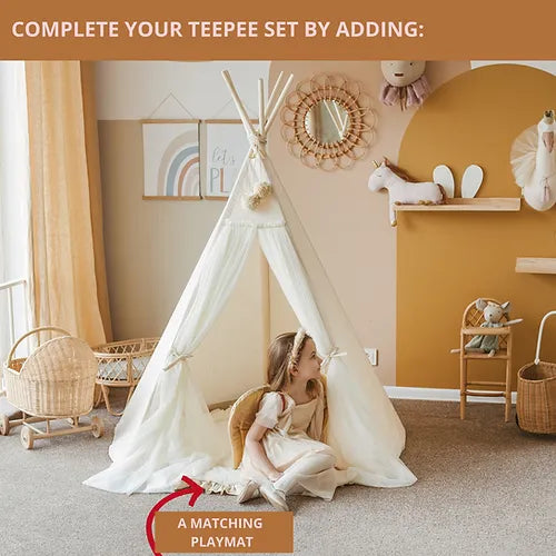Princess Fairy Teepee Tent with Tulle | Play | by Bliss Kids